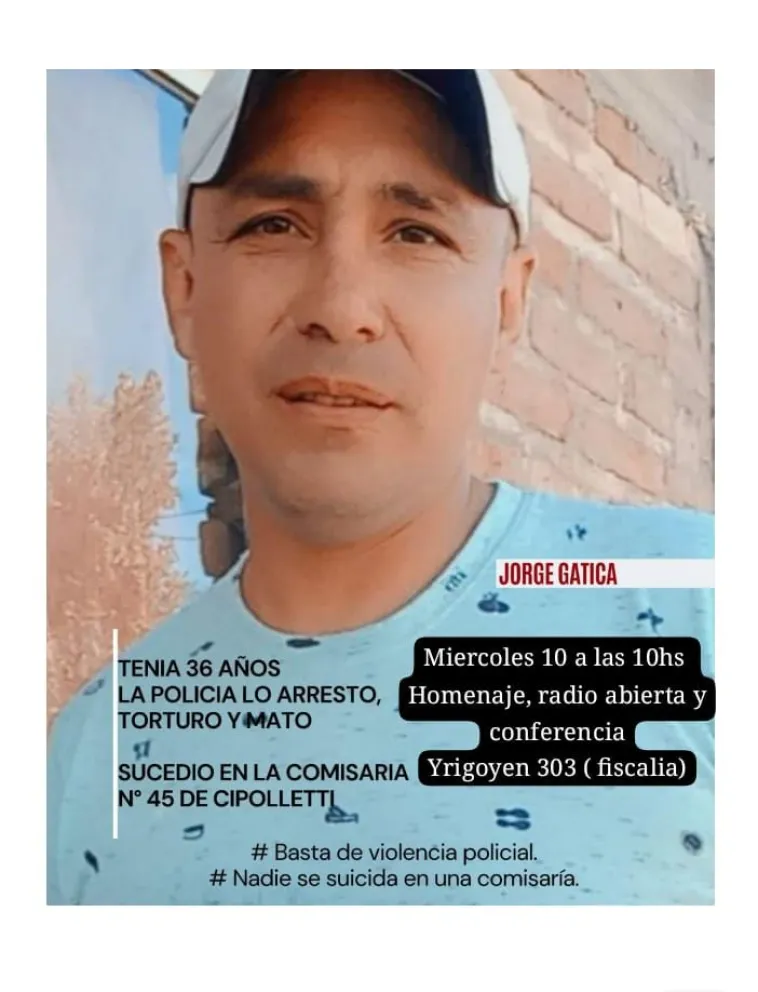 Realizarán un homenaje y un nuevo pedido de justicia por Jorge Gatica ...