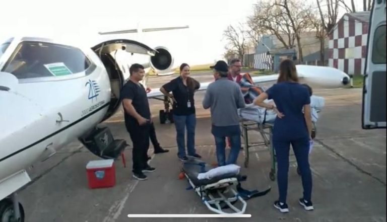 Urgente: Belich fue trasladado a Buenos Aires en un vuelo sanitario ...
