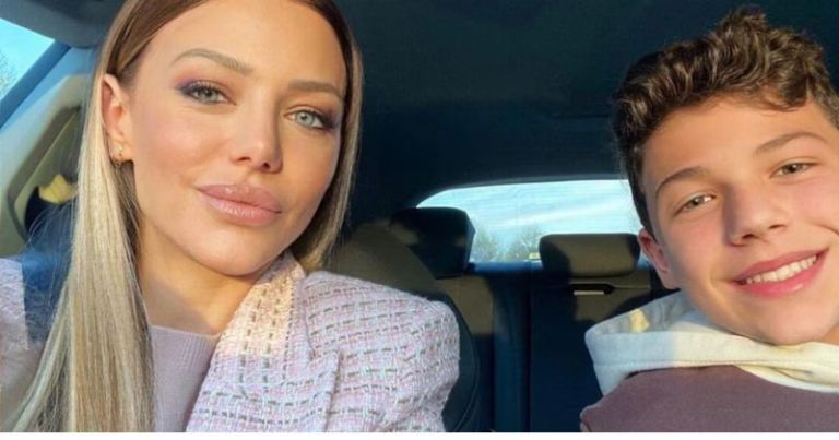 La hermosa y tierna foto que subió Evangelina Anderson junto a su hijo ...