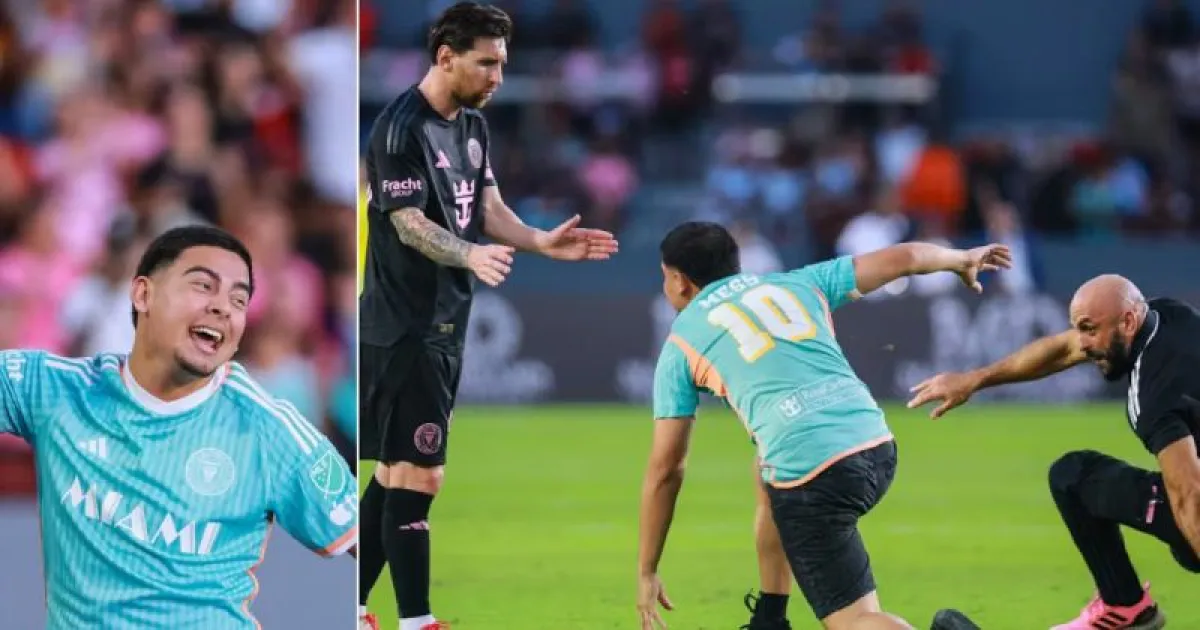 El famoso guardaespalda de Lionel Messi fue eludido por un fanático y ...